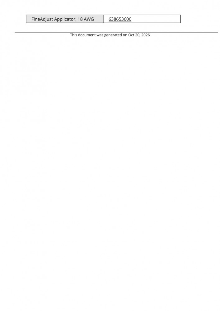 Technical document page 3 for product 634560015