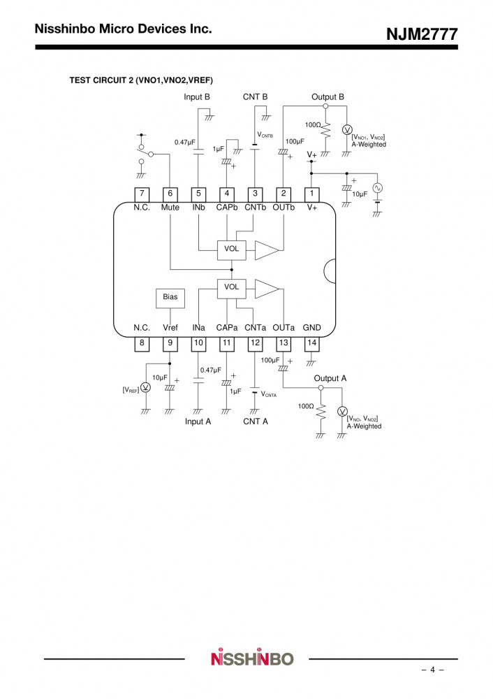NJM2777 datasheet page 4