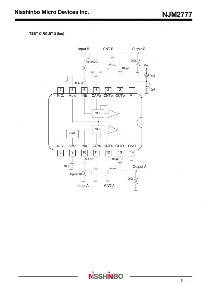NJM2777 datasheet page 5