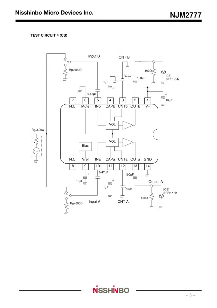 NJM2777 datasheet page 6