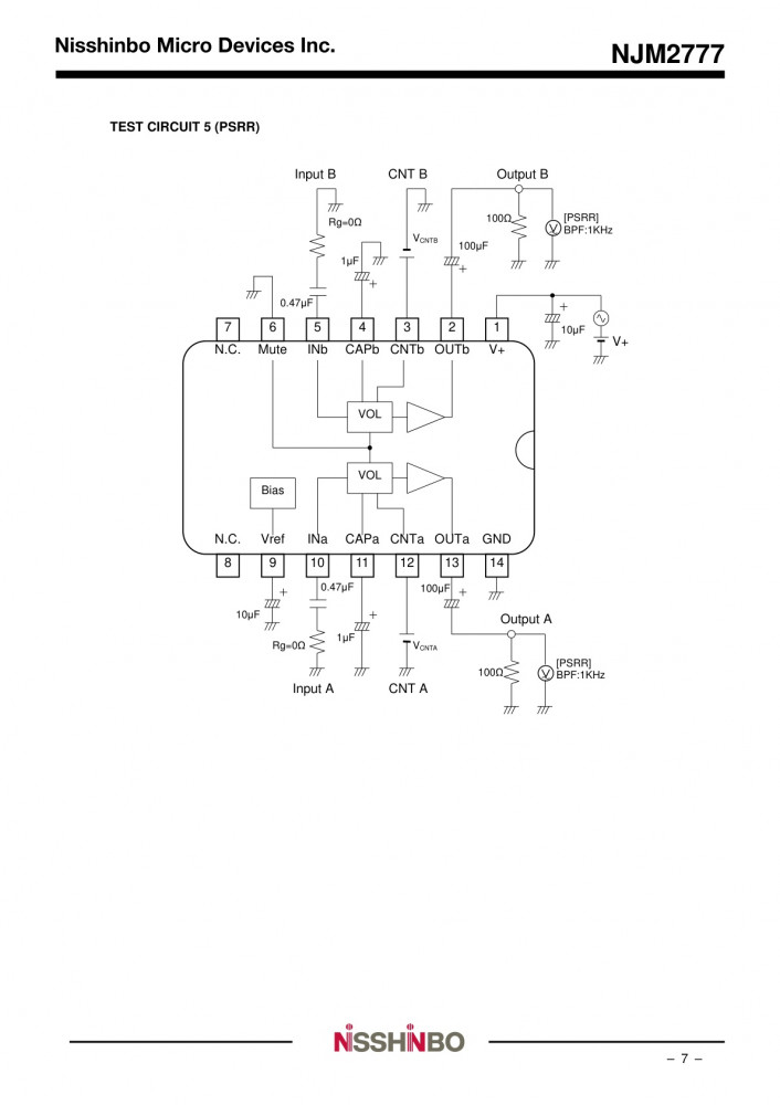 NJM2777 datasheet page 7