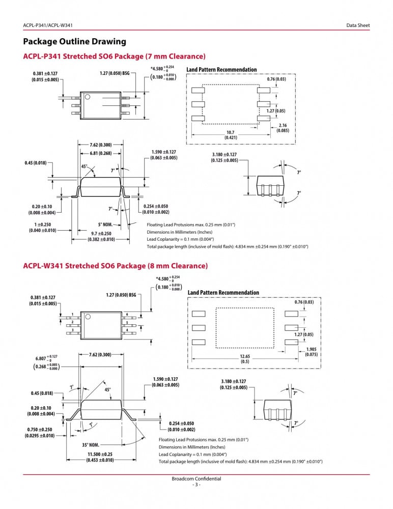 ACPL-W341 datasheet page 3