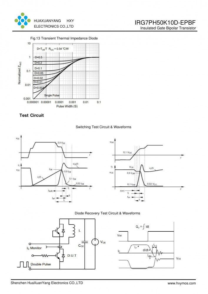 IRG7PH50K10D-EPBF-HXY datasheet page 5