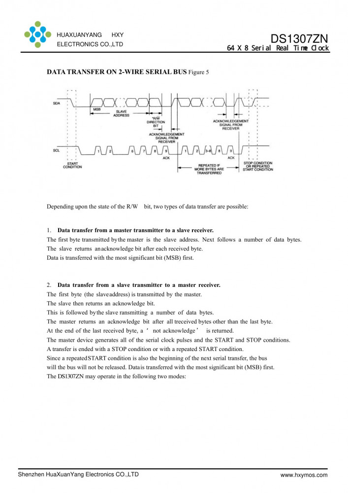 DS1307ZN-HXY datasheet page 8