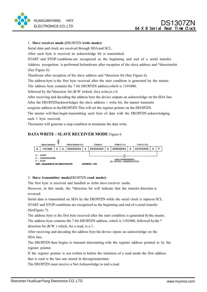 DS1307ZN-HXY datasheet page 9
