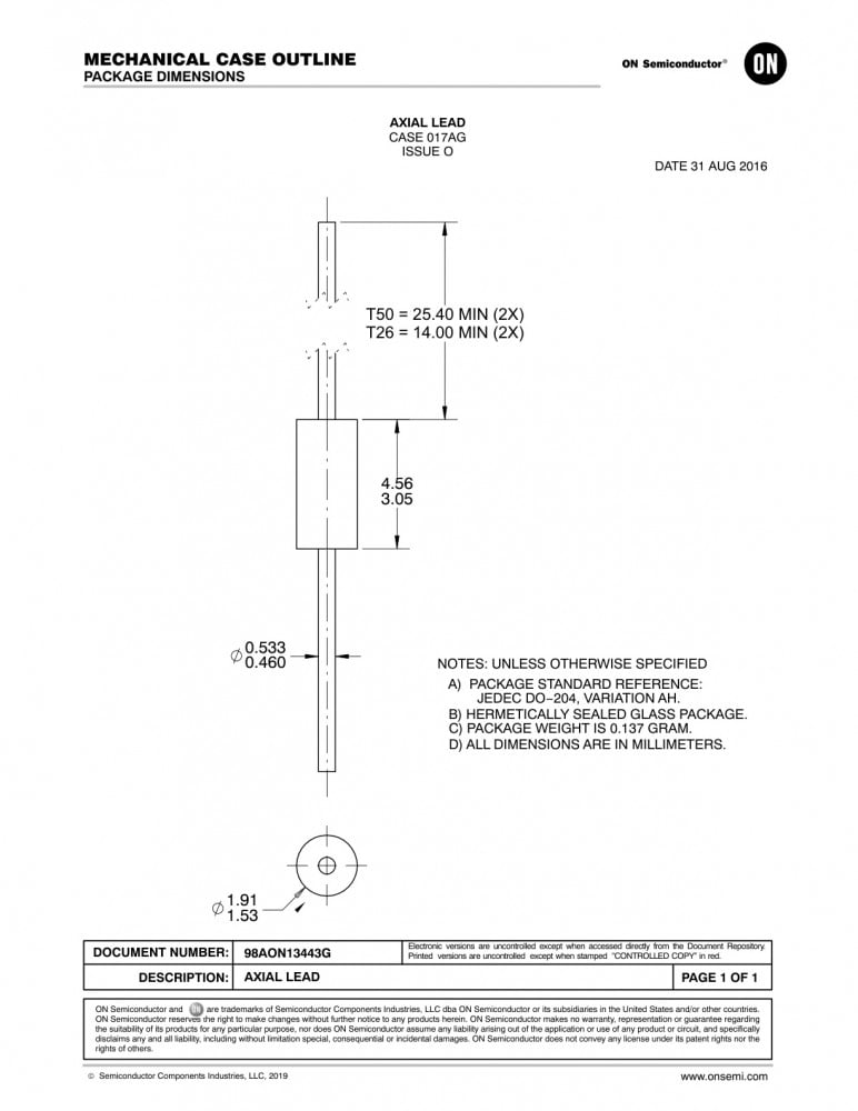 1N5231B package drawing page 5