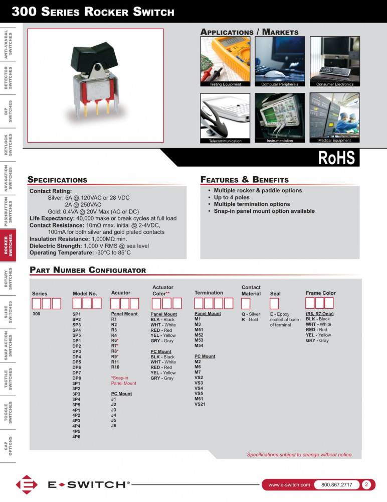LEA NETWORKS 300 Series switch document page 1