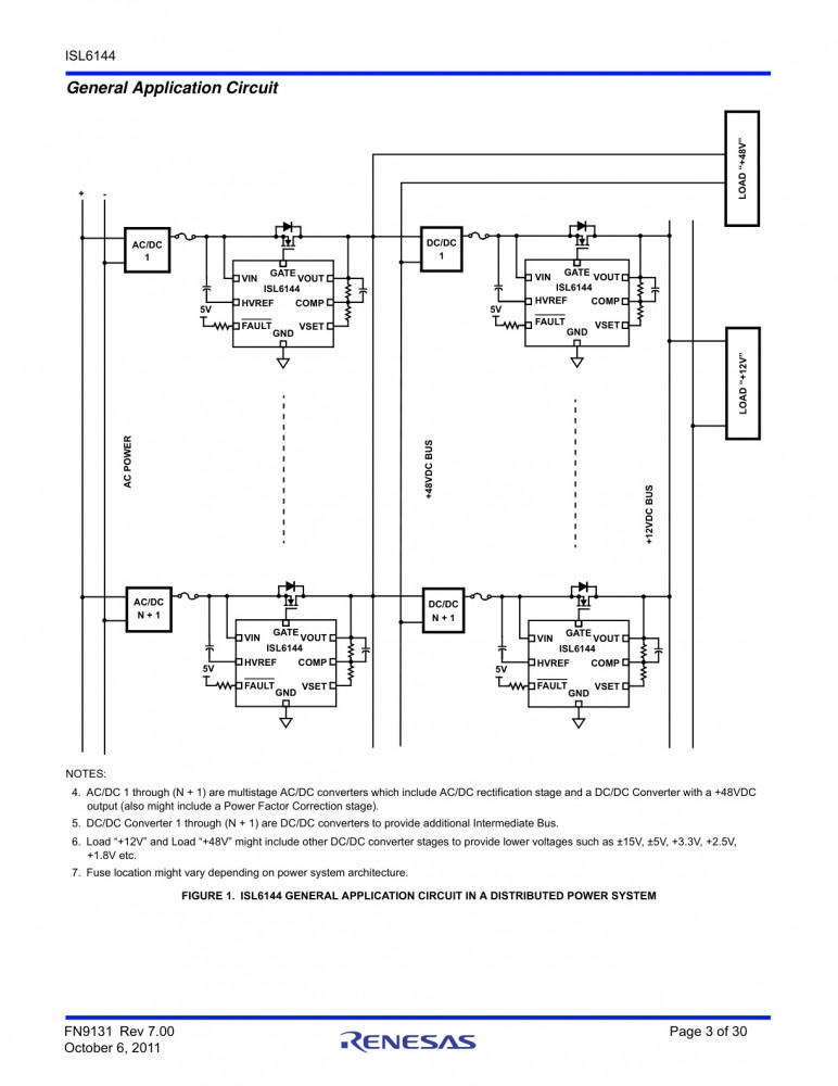 ISL6144 datasheet page 3