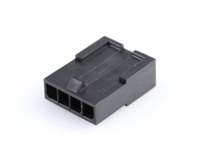 Mini-Fit Sr. Plug Housing, 10.00mm Pitch, Dual Row, Panel Mount, 12 Circuits, Black