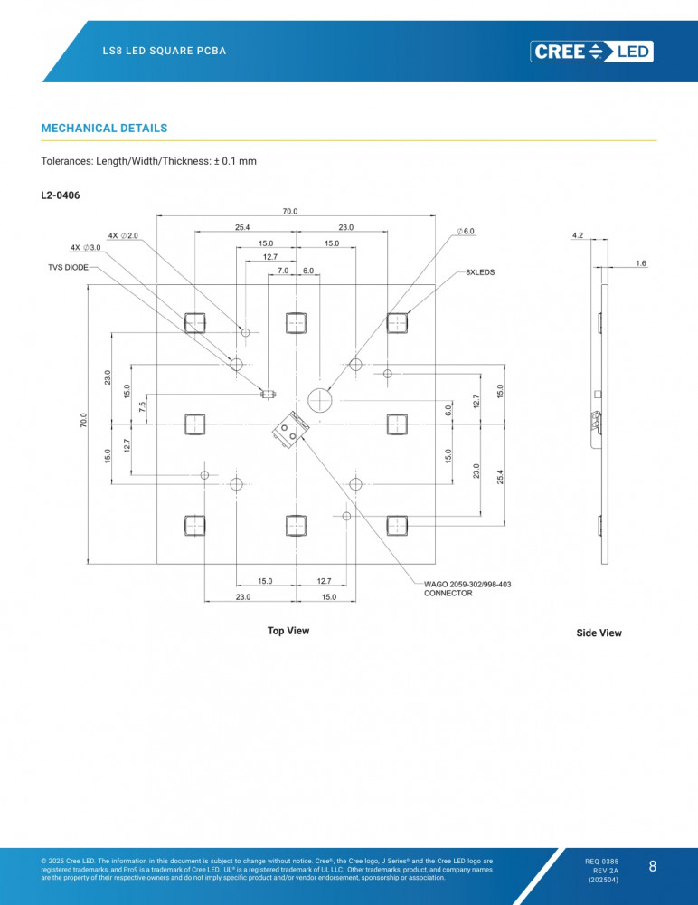 Cree LED LS8 datasheet page 8