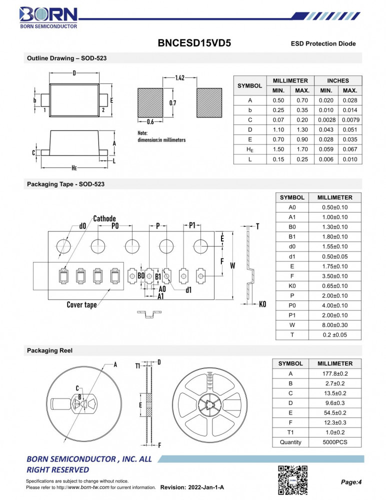 BNCESD15VD5 datasheet page 4