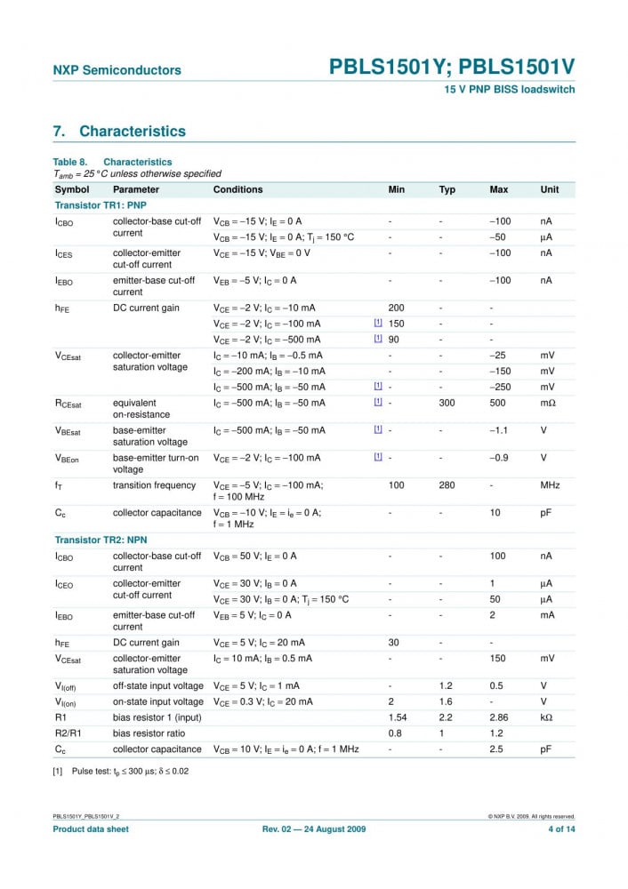 PBLS1501Y,115 datasheet page 4
