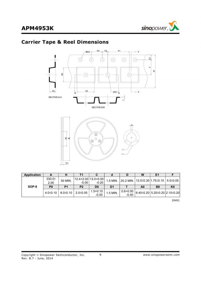 APM4953 datasheet page 9