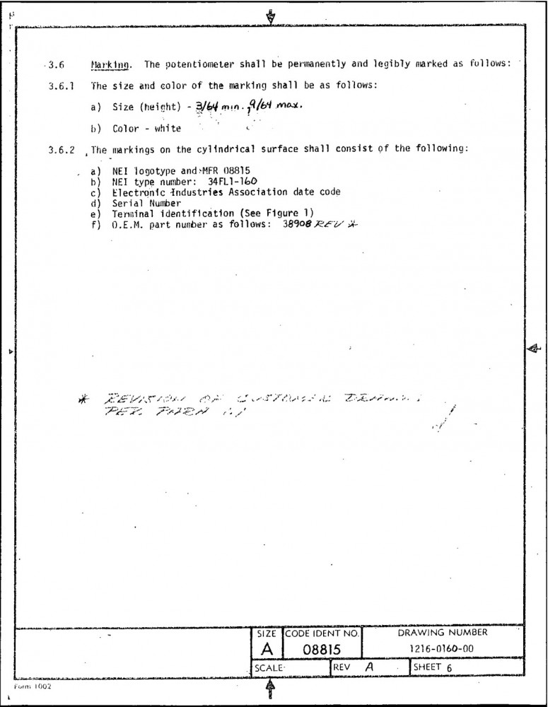 34FL1-160 technical document page 6