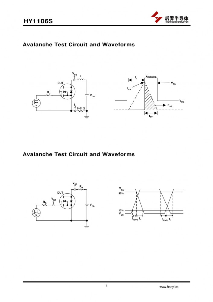 HY1106S datasheet page 7