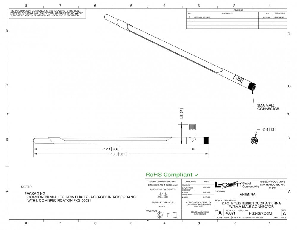 HG2407RD-SM technical document preview