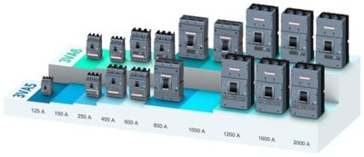 SIEMENS 3VA6225-5JT31-2AA0 Molded Case Circuit Breaker for sale
