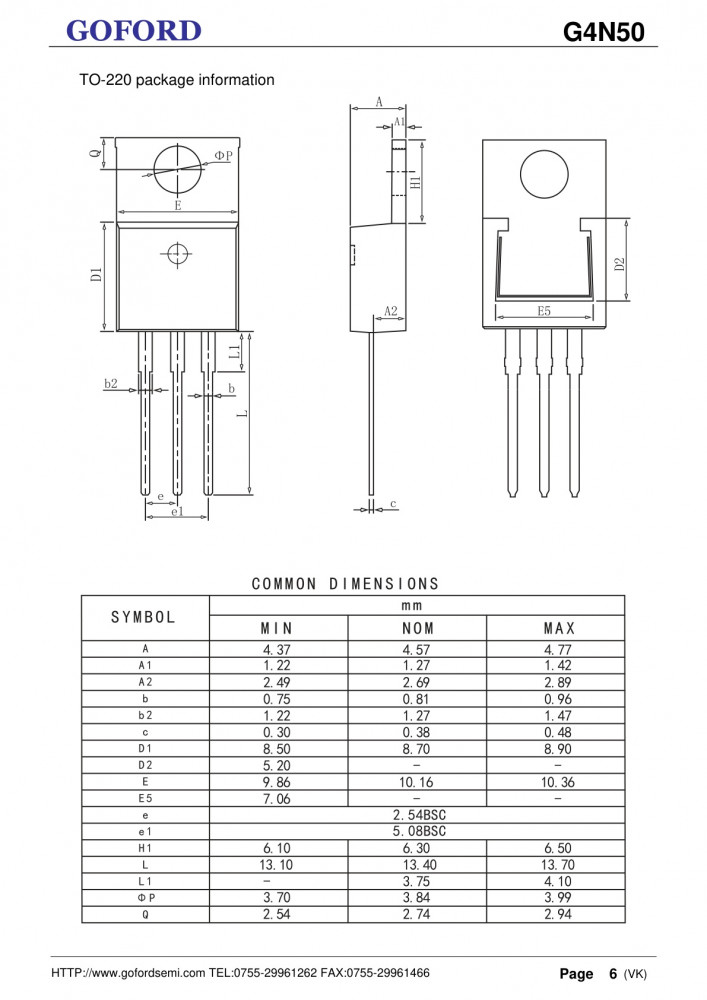 G4N50J datasheet page 6