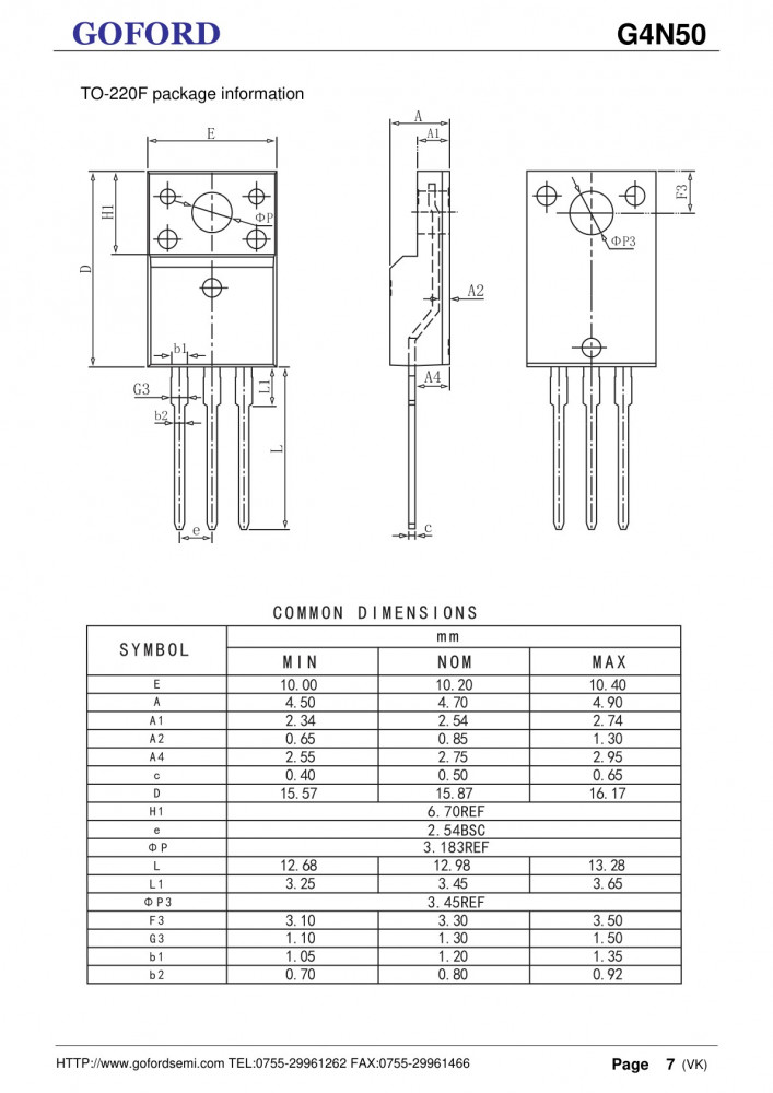 G4N50J datasheet page 7