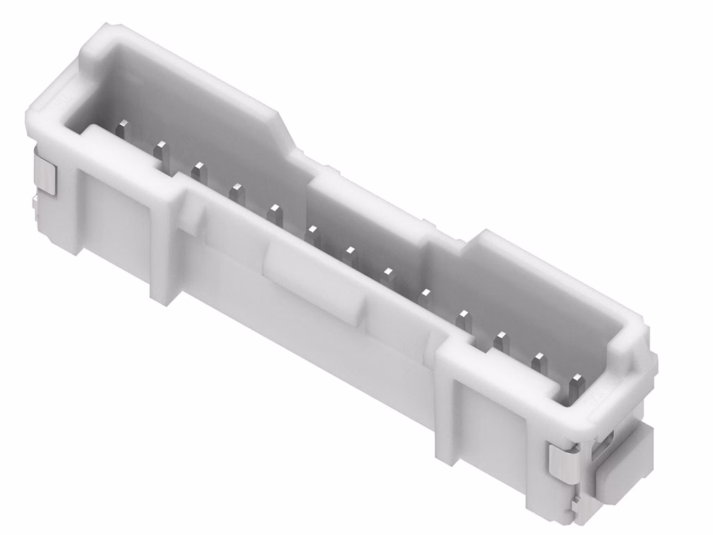 2.00mm Pitch, Micro-Lock Plus PCB Header, Single Row, Vertical, Surface Mount, 0.10µm Gold Plating, Positive Lock, with Pick-and-Place Tape, 16 Circuits, Low-Halogen, Low-Halogen, Natural (White)