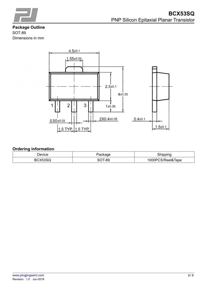 BCX53SQ-16 datasheet page 3
