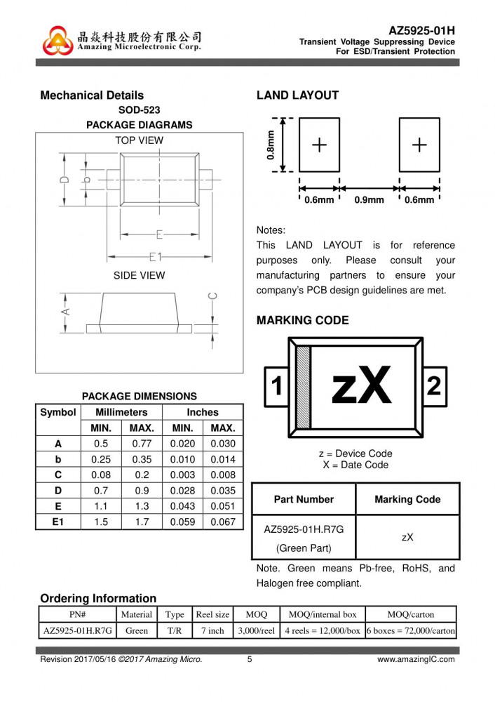 AZ5925-01H datasheet page 5