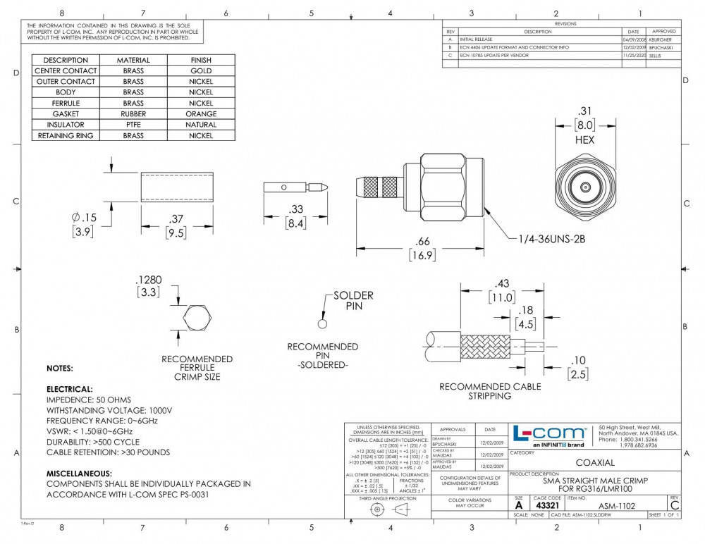 L-com ASM-1102 technical document preview
