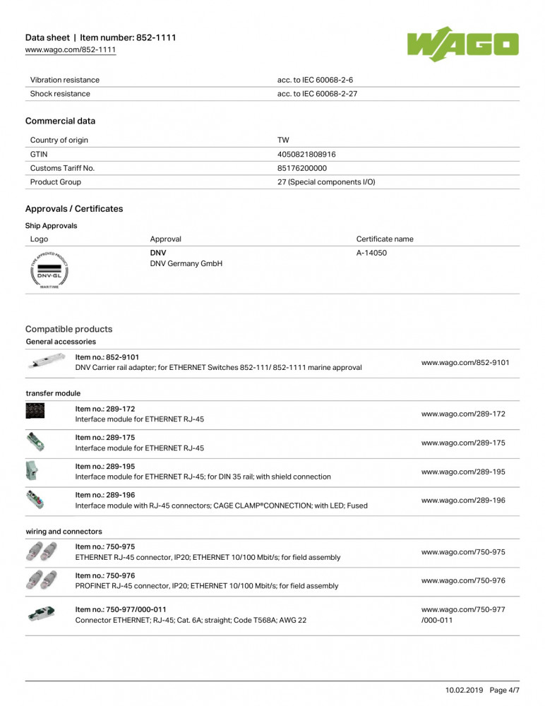 852-1111 product documentation page 4