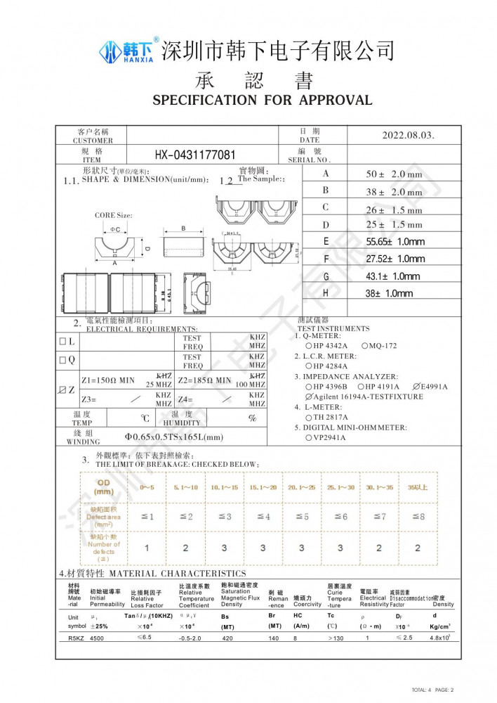 HX-0431177081 approval document page 2