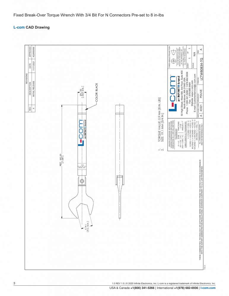 LCTWB0834-TQ technical document page 3