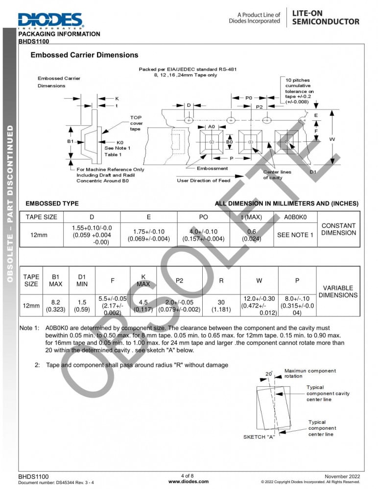 BHDS1100 datasheet page 4