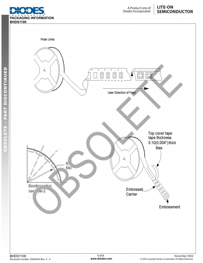 BHDS1100 datasheet page 5