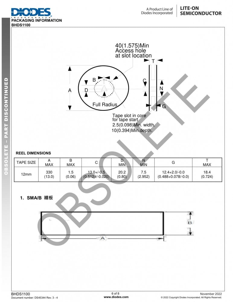 BHDS1100 datasheet page 6