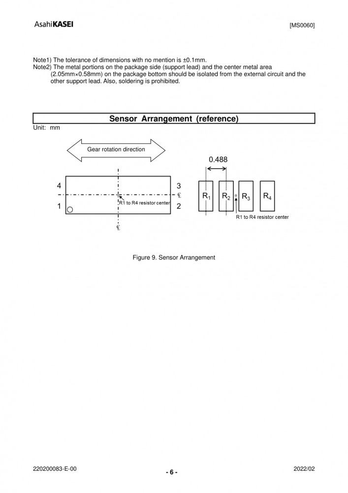 MS0060 datasheet page 6