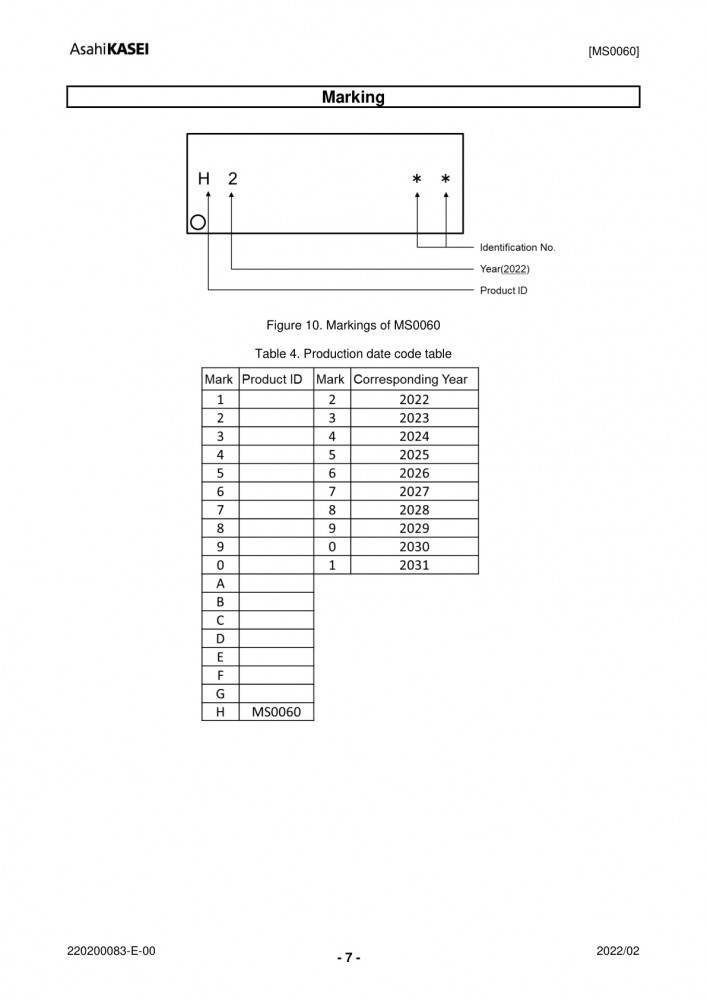 MS0060 datasheet page 7