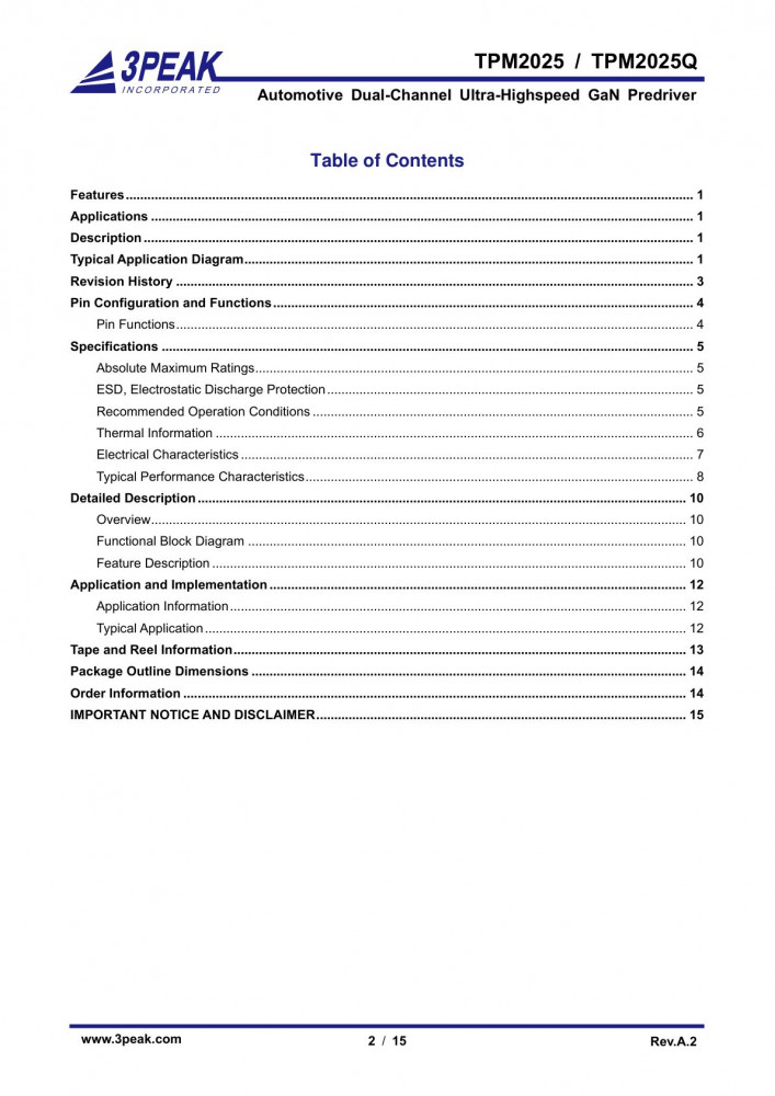TPM2025-FC1R datasheet page 2
