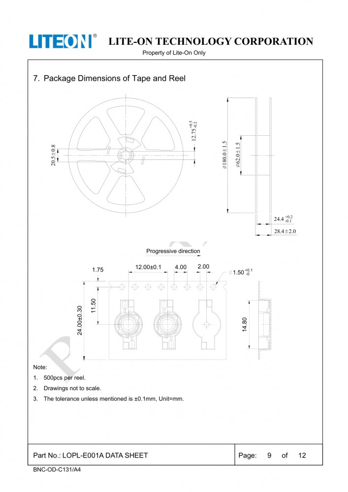 LOPL-E001A datasheet page 9