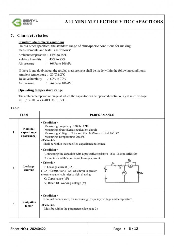 BERYL RC specification page 6