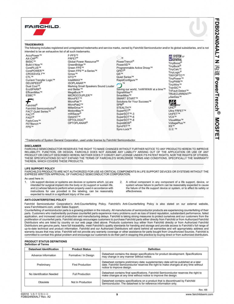 FDB024N04AL7 datasheet page 10