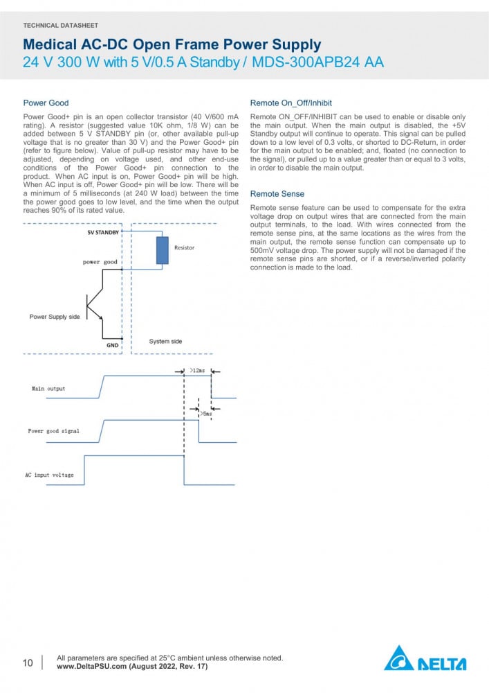DELTA MDS-300APB24 AA datasheet page 10