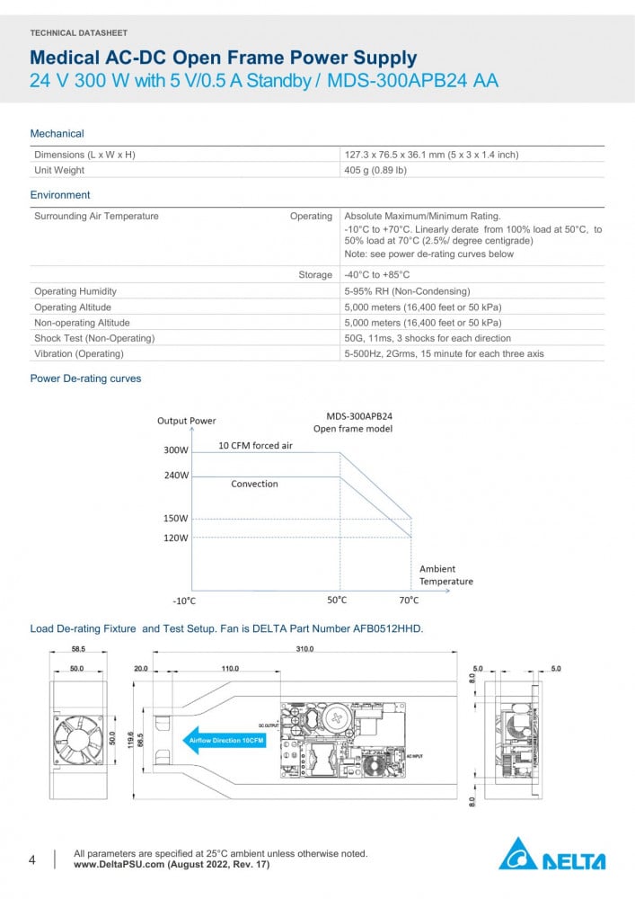 DELTA MDS-300APB24 AA datasheet page 4