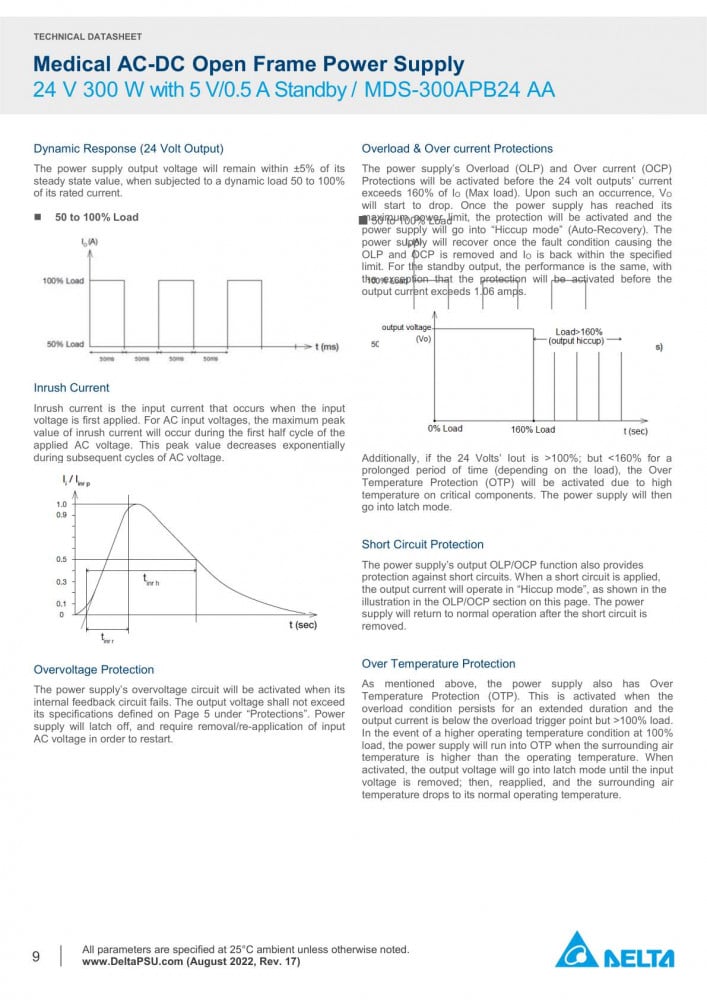 DELTA MDS-300APB24 AA datasheet page 9