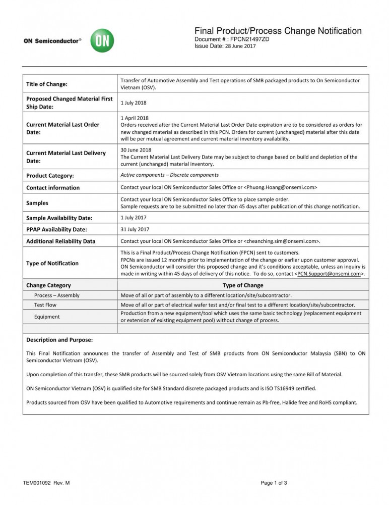 SZ2446T3G technical document page 1