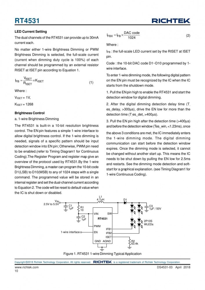 RT4531 datasheet page 10