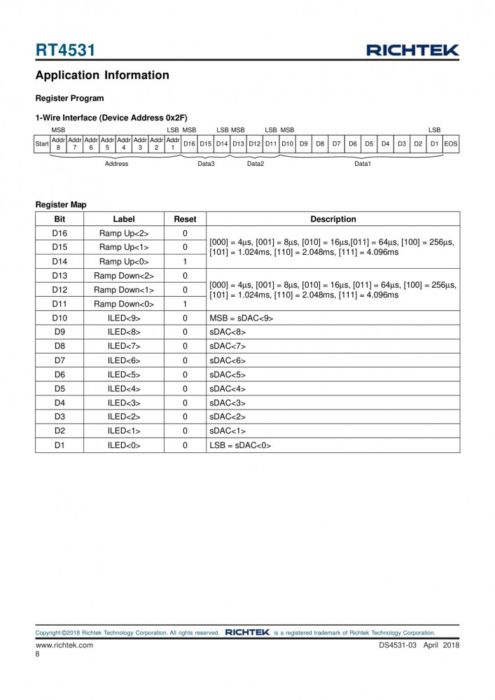 RT4531 datasheet page 8