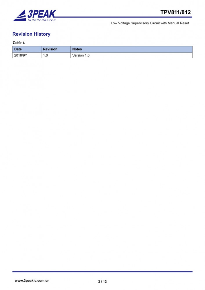 TPV811S-4LTR datasheet page 3