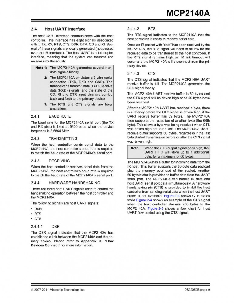 MCP2140AT-I/SS technical document page 9