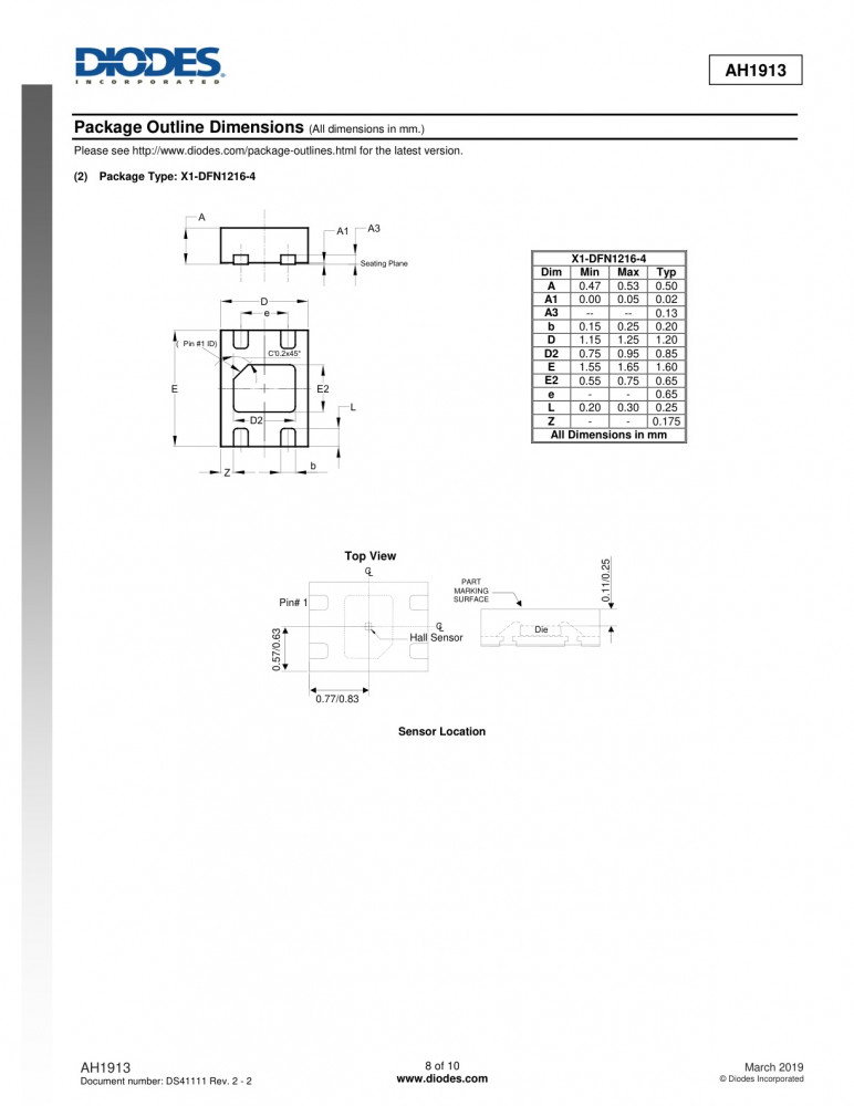 AH1913 technical document page 8