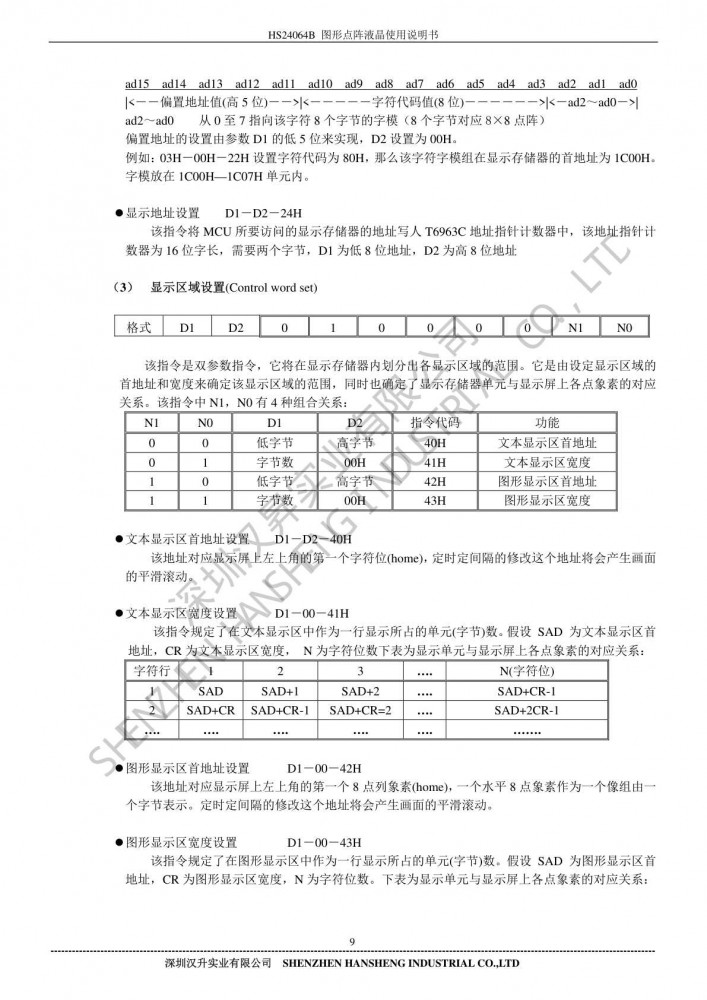 HS24064B datasheet page 9