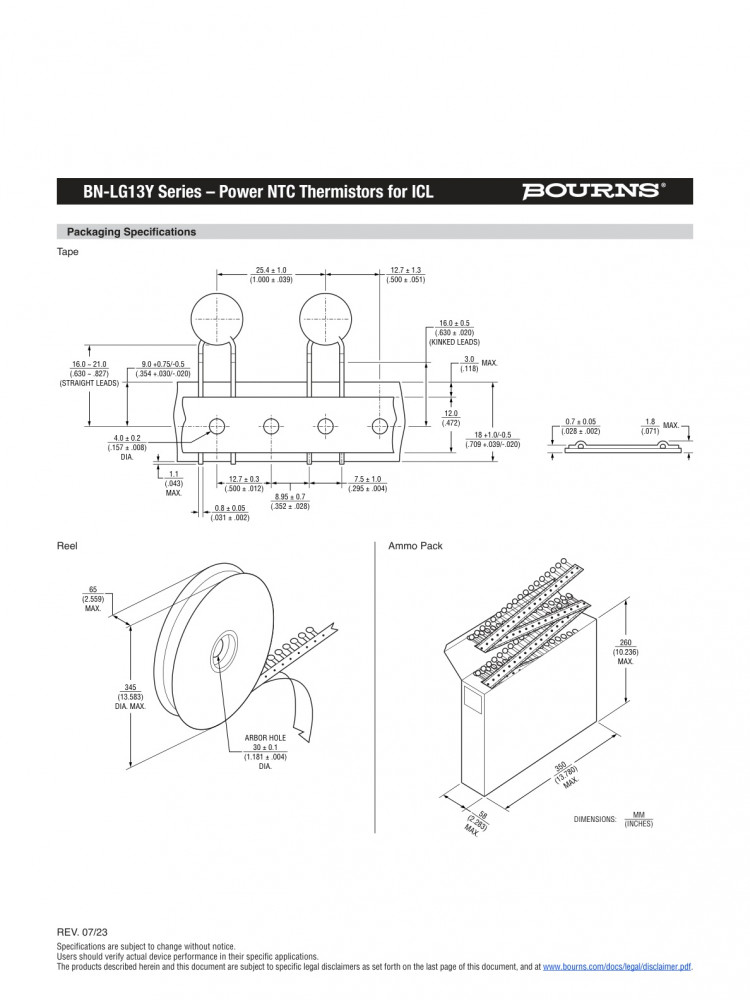 BN-LG13Y series datasheet page 4